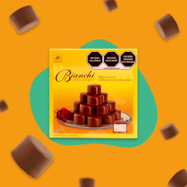 BOMBÓN DE LA ROSA BIANCHI CHOCOLATE 50 PZAS. - Mar de dulces