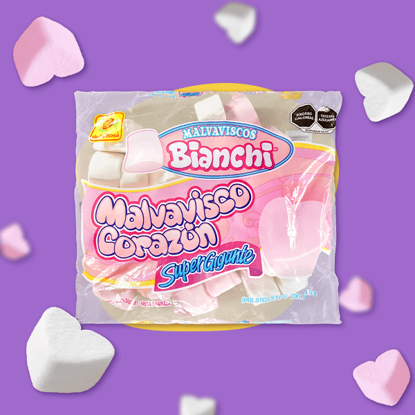 BOMBÓN DE LA ROSA GIGANTE CORAZÓN 30 PZAS.