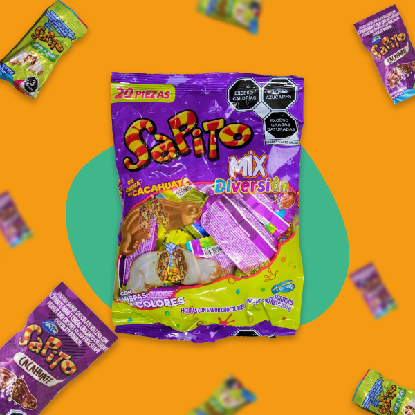 CHOCOLATE ARCOR SAPITO MIX 20 PZAS.