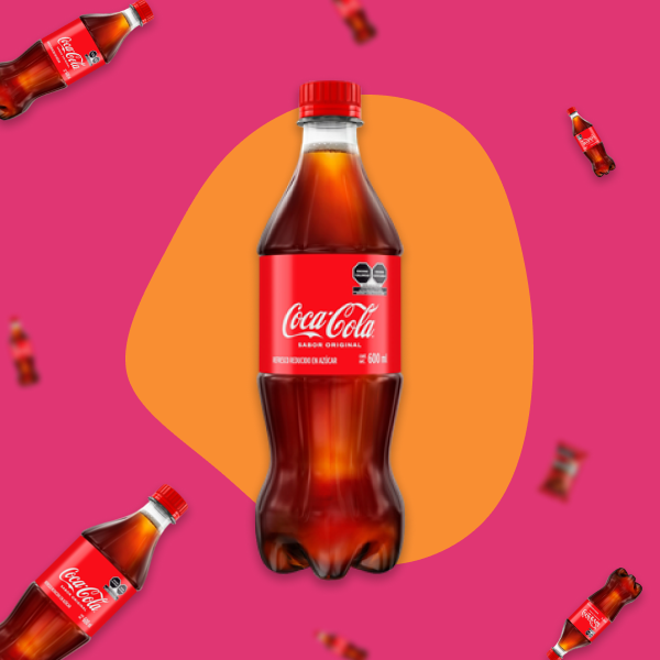 REFRESCO COCA COLA PET 600 ML. - Mar de dulces
